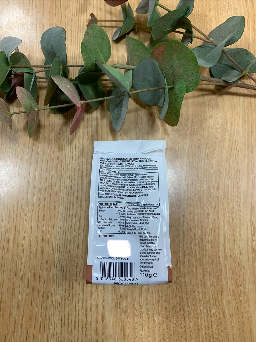 Thorntons Classic Fudge Brownie Bag – The Gift Boutique Online